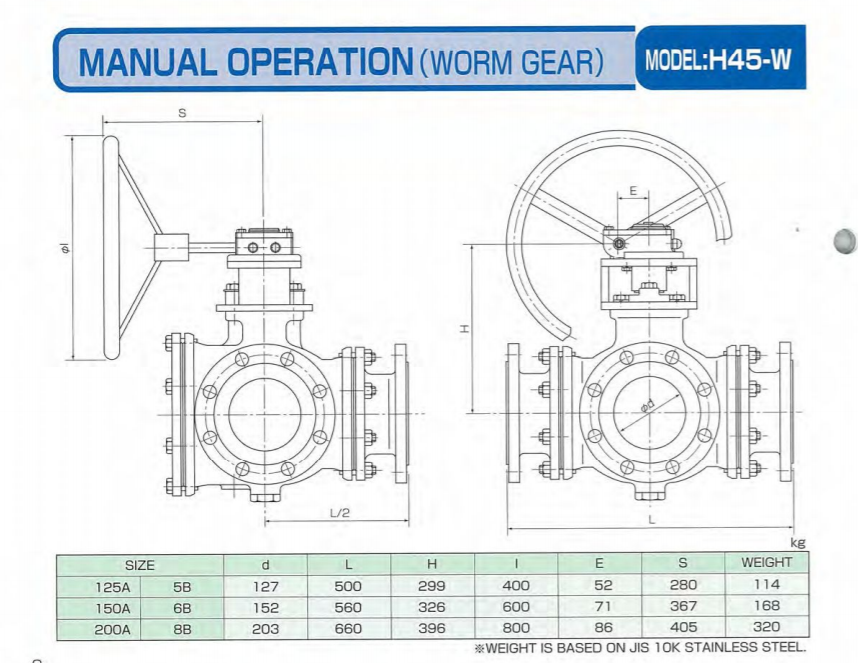 Van bi Hisaka H45 | Phân phối chính hãng bởi Hesco Ltd