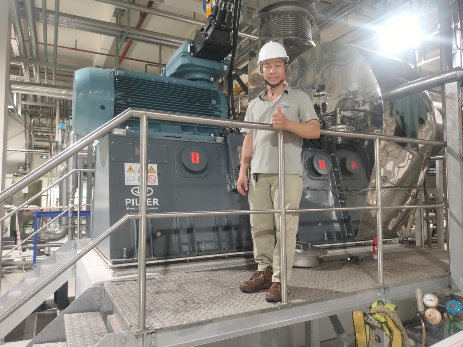 Bảo dưỡng quạt nén hơi (Mechanical Vapor Recompression - MRV) Piller ...